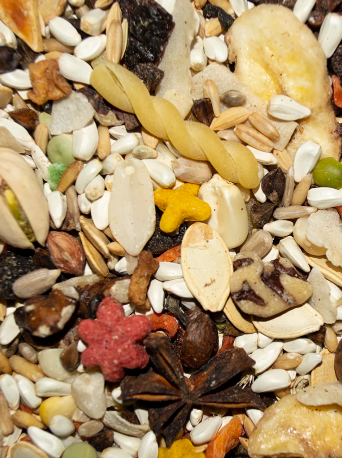 AFRICAN GREY & AMAZON PARROT MIX – Morning Bird Products