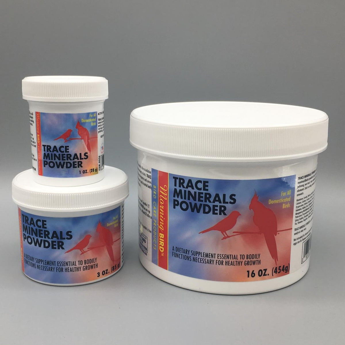 Trace Minerals Powder - Bird Supplement & Vitamins – Morning Bird Products